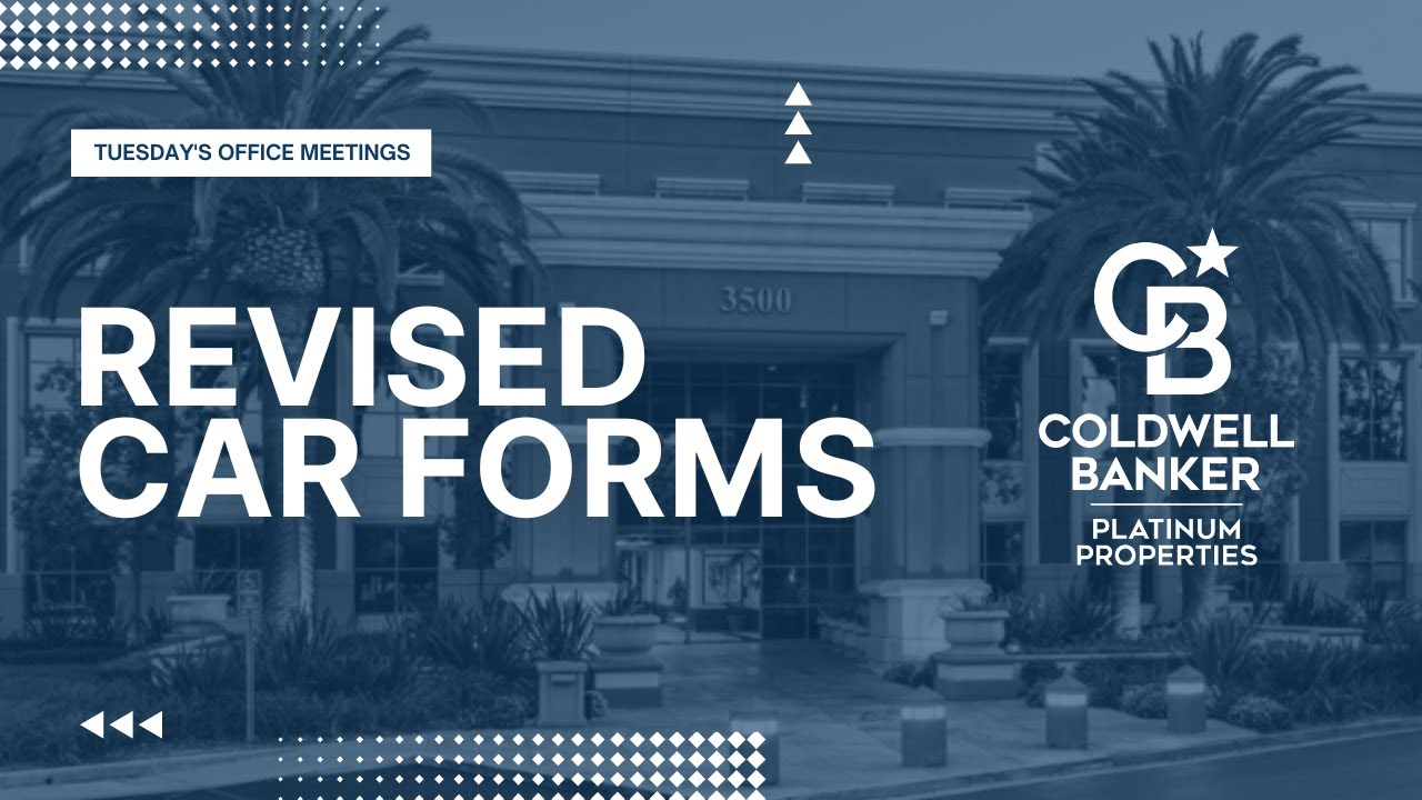 Revised CAR Forms - YouTube