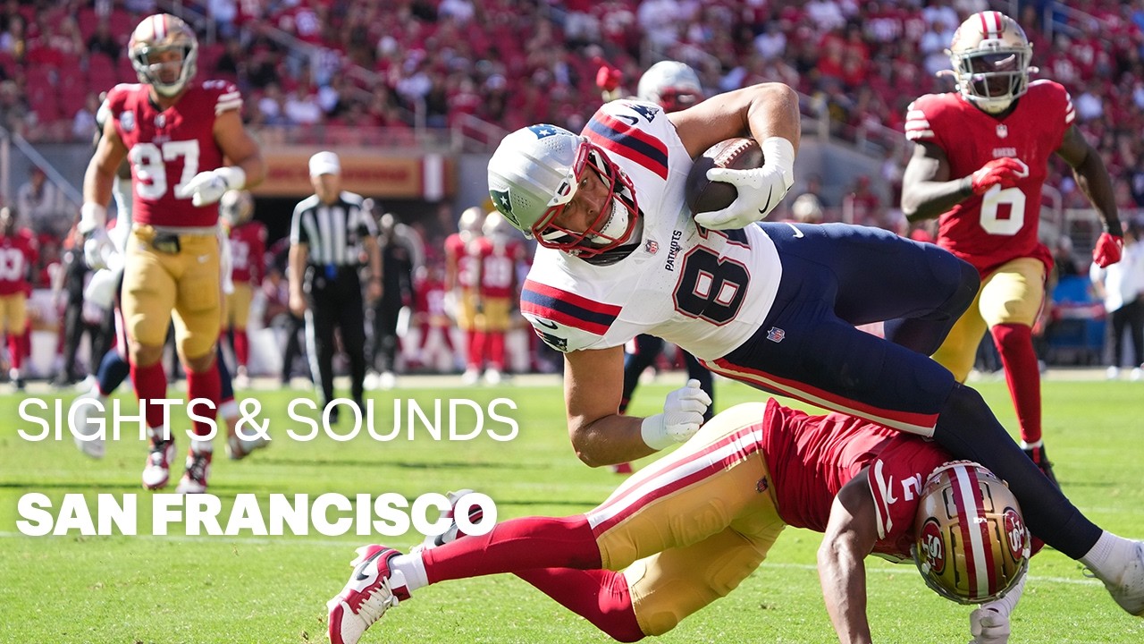 Sights & Sounds Patriots at 49ers NFL Week 4 | Austin Hooper's First ...