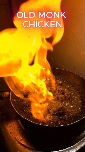 Old MONK CHICKEN 🐔 😋 😍 chicken special #chickenrecipe #chickenspecial # ...