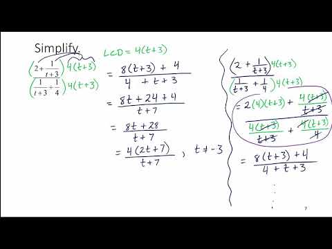 Simplifying Complex Fractions Part 3 12 4 4 - YouTube