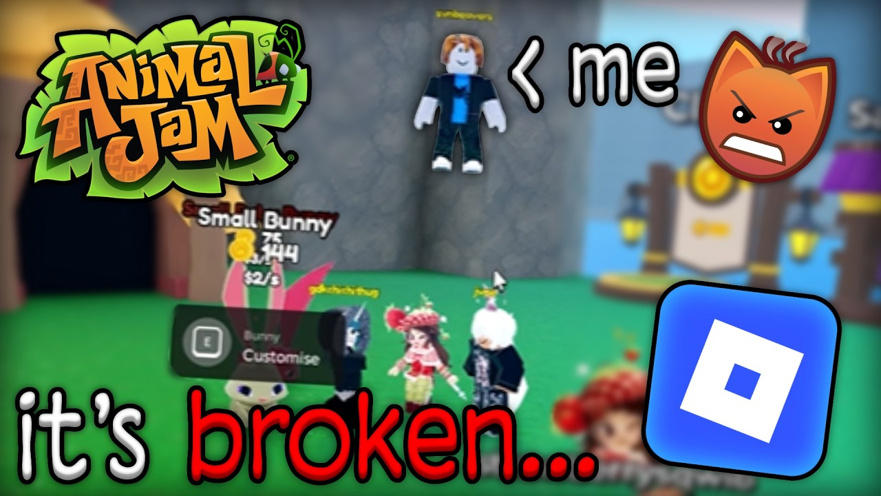 I'm Shadow Banned From ROBLOX Animal Jam - YouTube