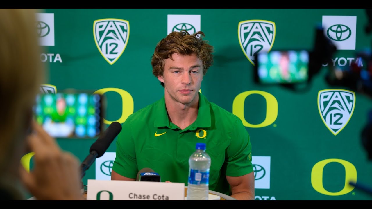 Chase Cota explains growth at wide receiver room - YouTube