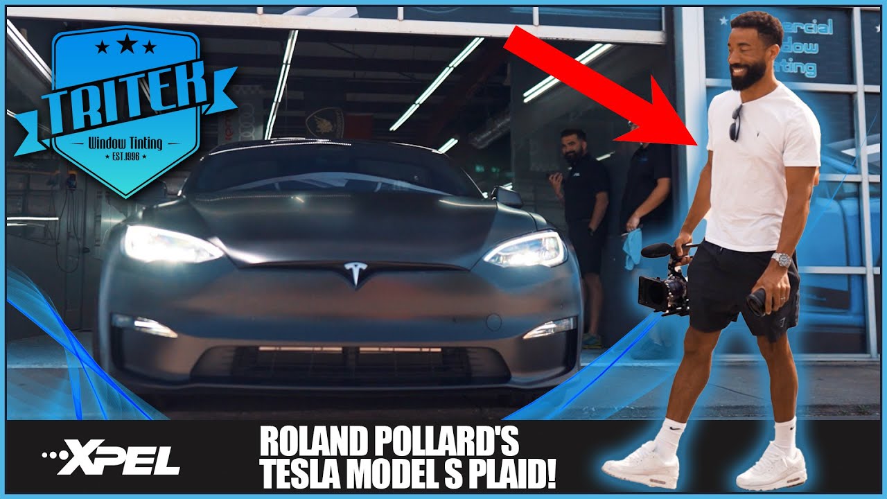 Full XPEL STEALTH PPF on Roland Pollard's Tesla Model S Plaid at Tritek ...