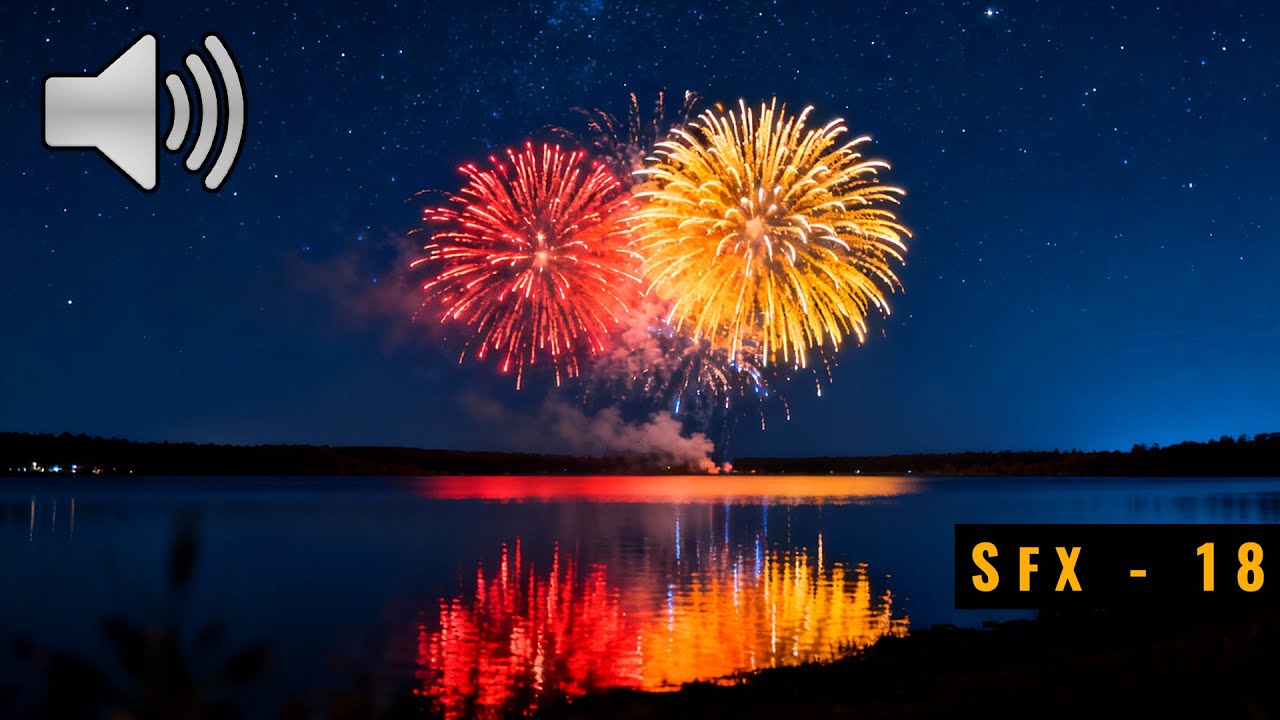 New Years Eve Fireworks Ambience Sound Effect 18 - YouTube
