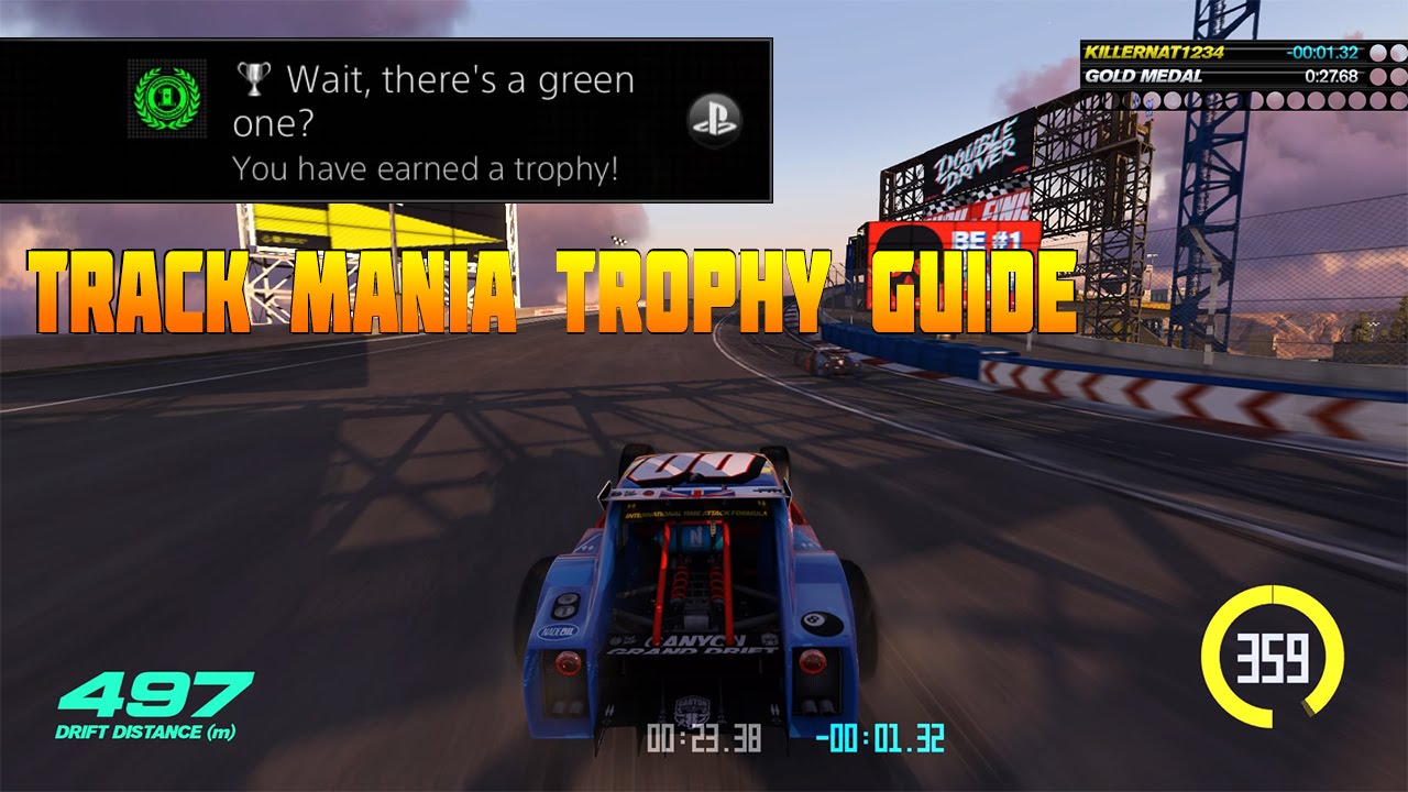Track Mania Turbo Trophy Guide: Wait, there's a green one? - YouTube