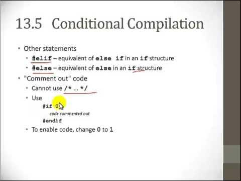 Lesson 13 : Preprocessor in C - YouTube
