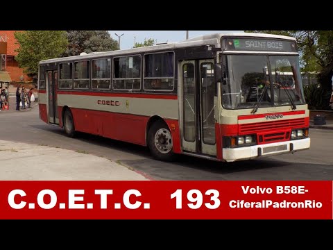 coetc 193🚍 Volvo B58E-CiferalPadronRio Transporte Uruguayo Ómnibus de ...
