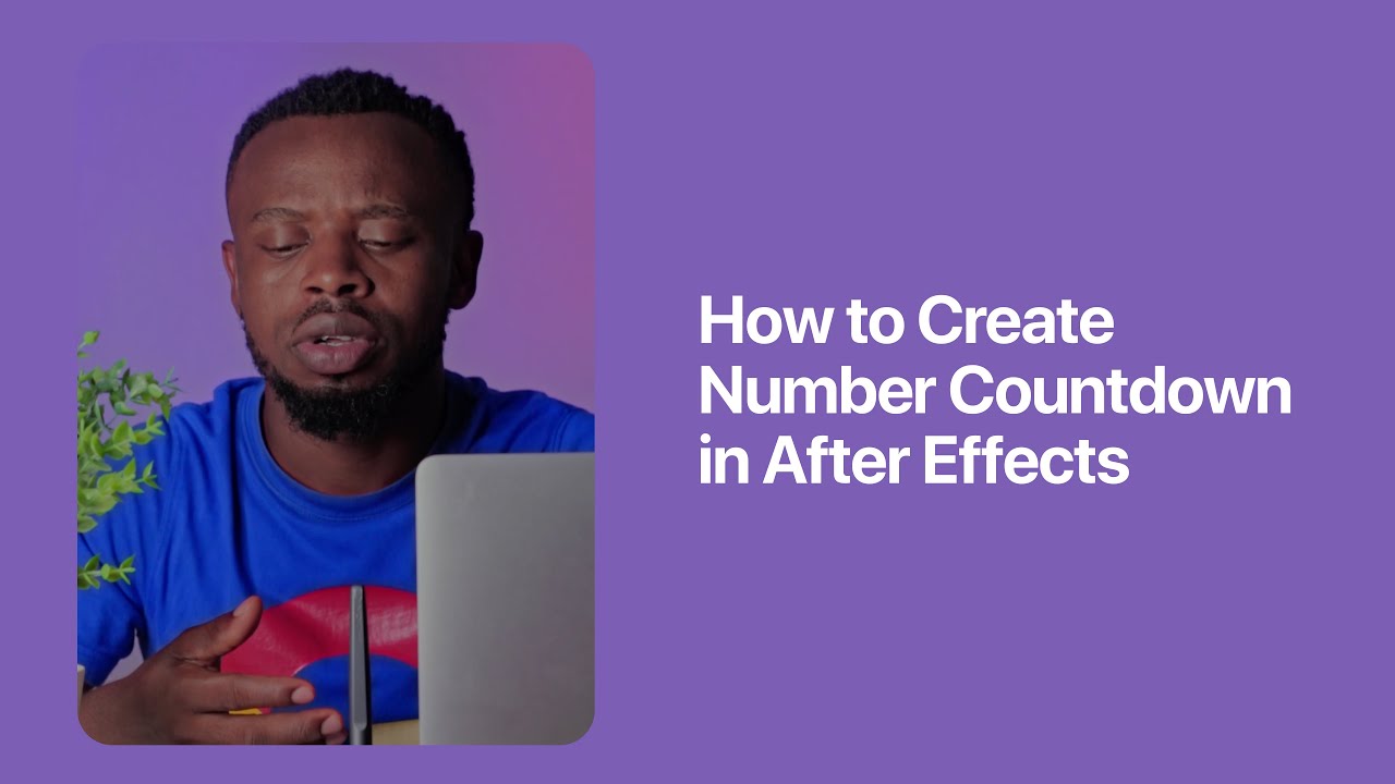 How to create Number Countdown in After Effects - YouTube