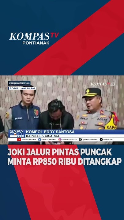Getok Rp850 Ribu, Joki di Jalur Alternatif Puncak Bogor Ditangkap #shorts - YouTube