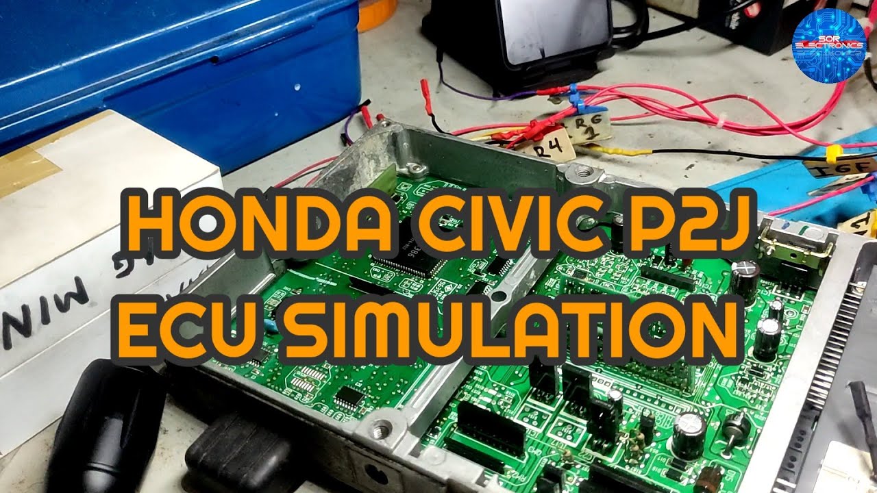HONDA CIVIC P2J ECU SIMULATION - YouTube