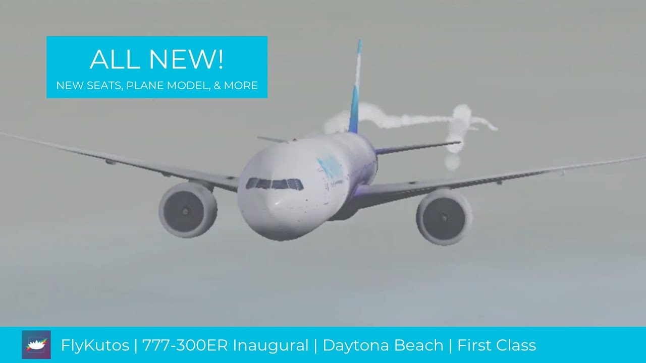ROBLOX | FlyKutos | Boeing 777-300ER | First Class | 777-300ER ...