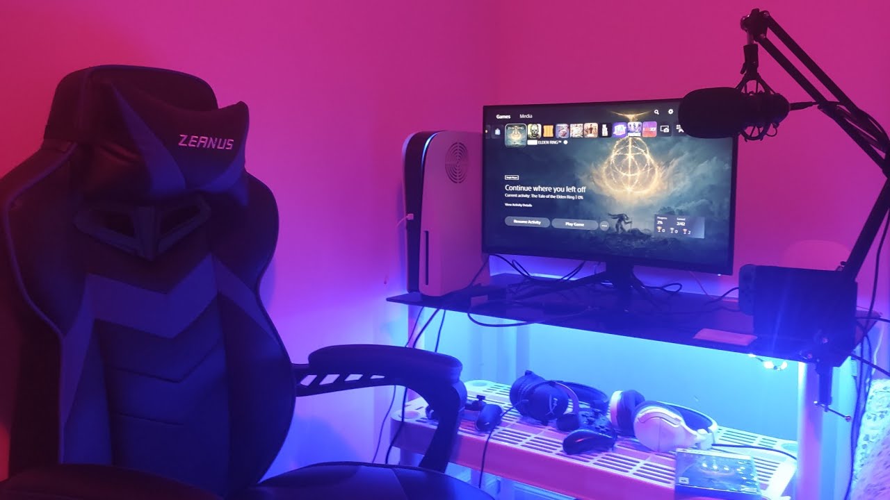 super epic gaming setup tour: no ideas - YouTube