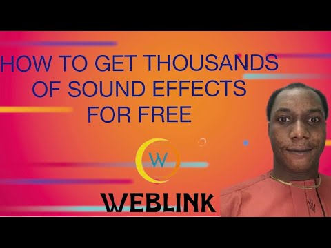 How to get thousands of sound effects for free - YouTube
