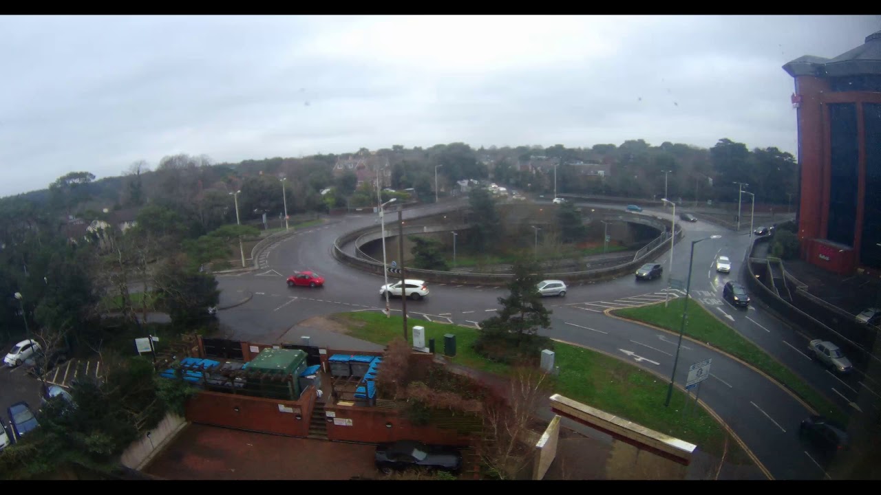 Richmond Hill Roundabout Bournemouth Timelapse Daytime - YouTube