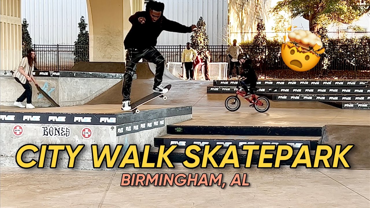 City Walk Skatepark (Birmingham, AL) *honest review* - BRAND NEW $3 ...