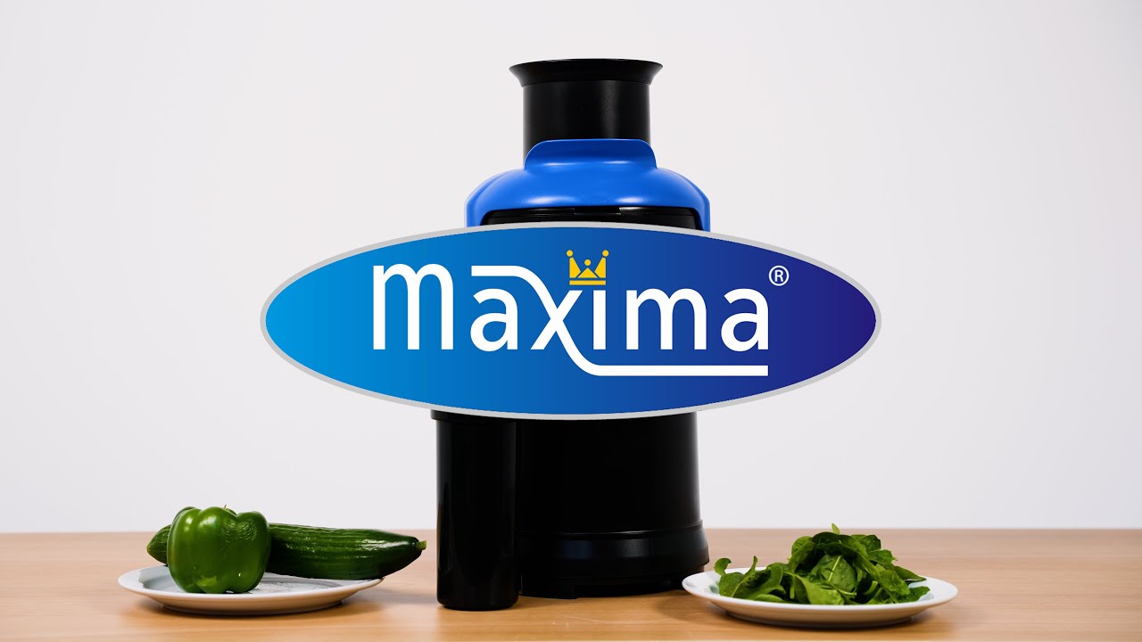 Maxima Juicer Machine - 2 Speeds - 19cm Glass Height - YouTube