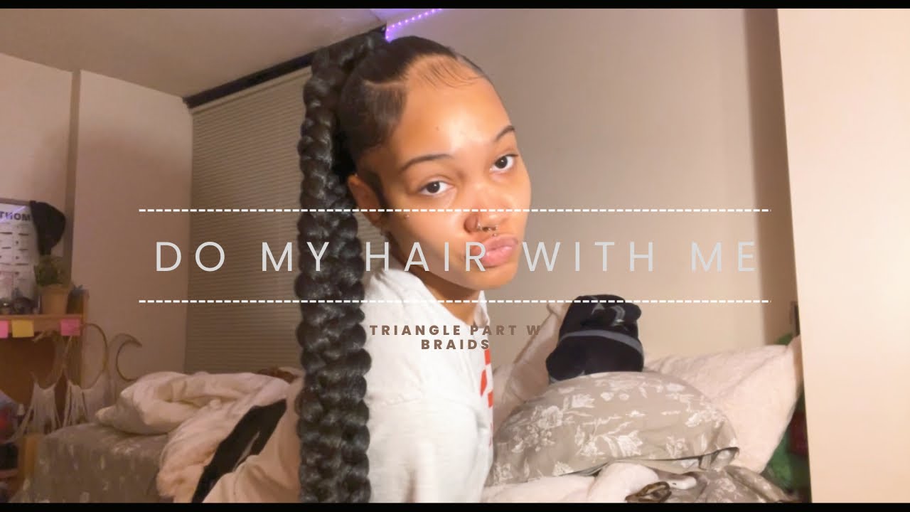 Watch me try a new hairstyle😛 - YouTube