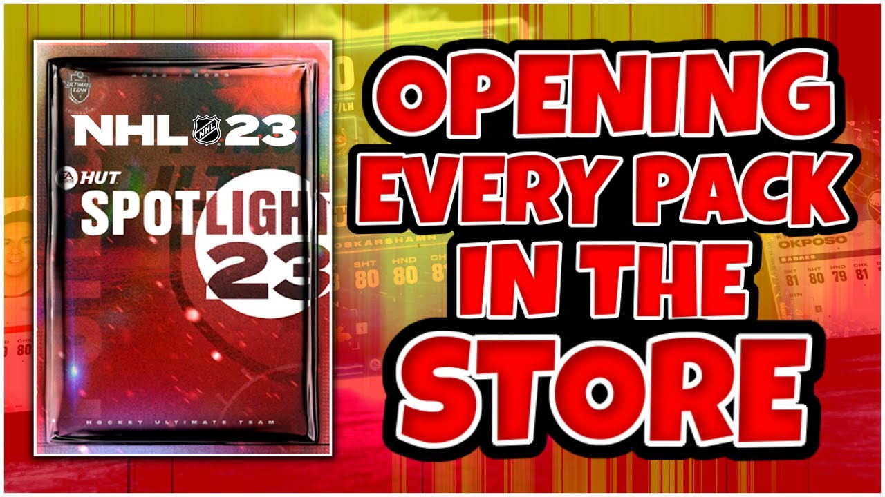 *MY BEST PULL SO FAR!* Opening EVERY Pack In The Store | NHL 23 Pack ...