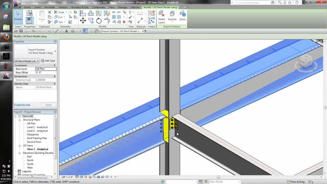 Using DWGs Exported from SDS/2 for Clash Detection in Revit Structure ...