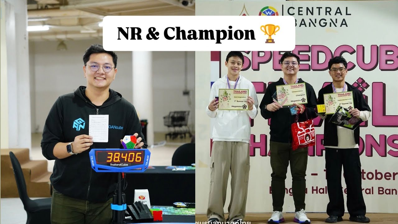 Megaminx Thailand Champion: 36.51 NR Average! | Natthaphat Mahtani ...
