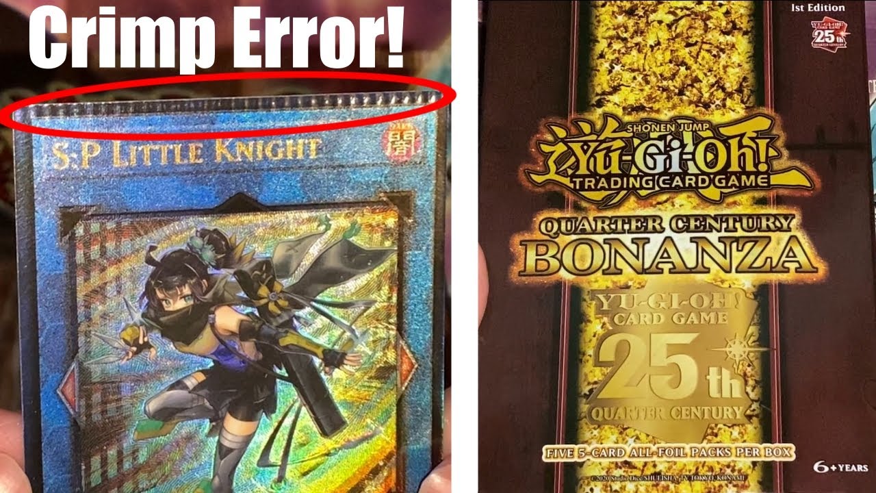 Crimp Error S:P Little Knight! | Opening another Yu-Gi-Oh Quarter ...