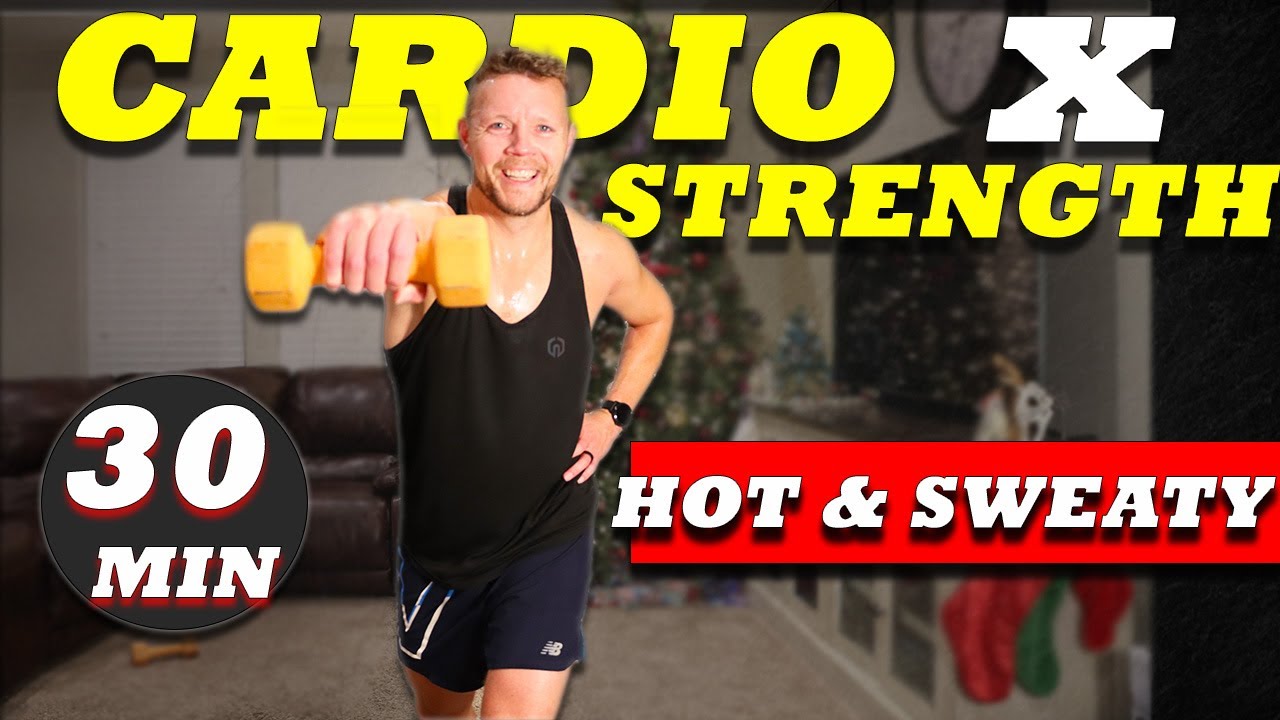 30 Min Sweaty Cardio X Strength HIIT | High Intensity | Small Dumbbells ...