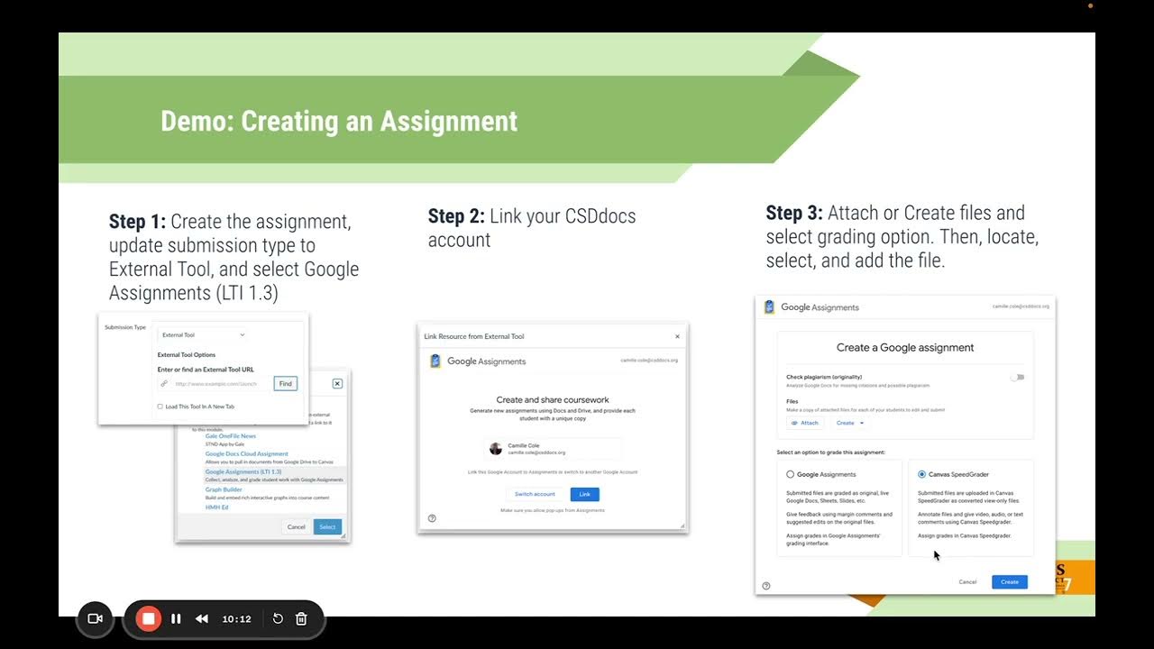 Bite-Sized PD: Google Assignments LTI 1 3 (updated May 2024) - YouTube