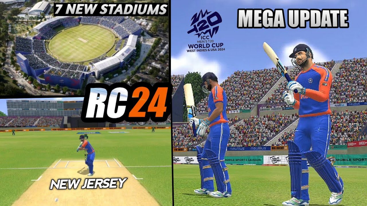 Real Cricket 24 New Update Released | T20 World Cup 24 Update - YouTube