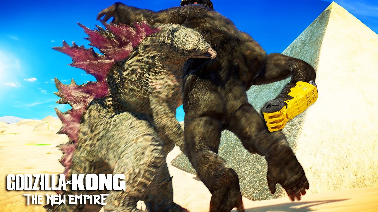 KONG VS GODZILLA in EGYPT in EVOLUTION 2!! - Godzilla x Kong The New ...