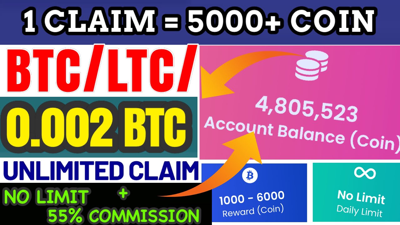 5000+ coins [ free bitcoin faucet + no limit [ unlimited claim [ btc ...