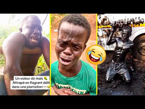 Top Punition des Voleurs Les Plus Drôle et Hilarantes en Afrique 😂#afrique