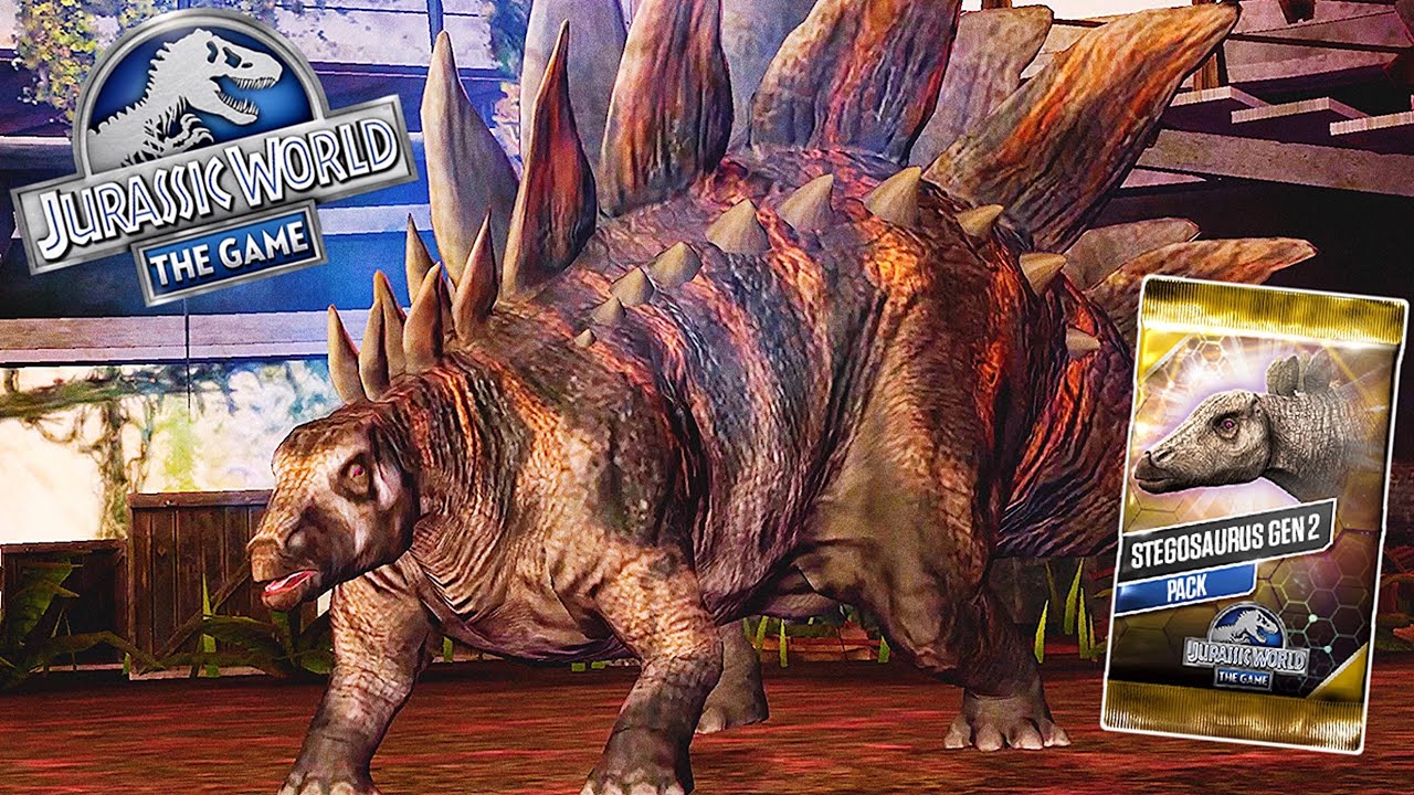 Jurassic World: The Game EP563 ตบแพ็ค STEGOSAURUS GEN 2 - YouTube