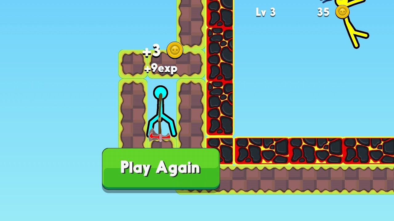 unlimited money in stick man game - YouTube