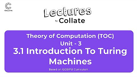 Theory of Computation | TOC | Unit - 3 | IPU | Lectures by Collate - YouTube
