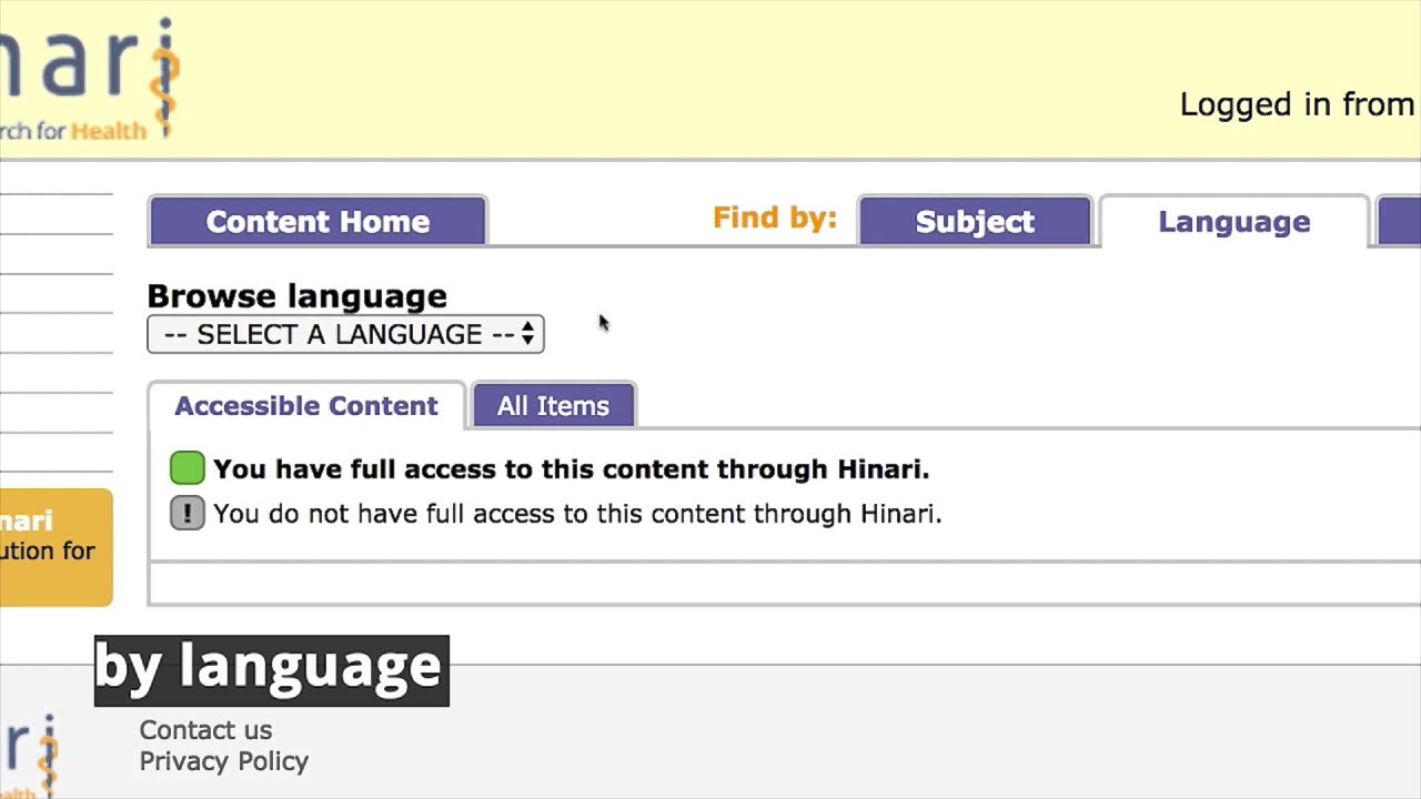 Using the Research4Life portals - YouTube
