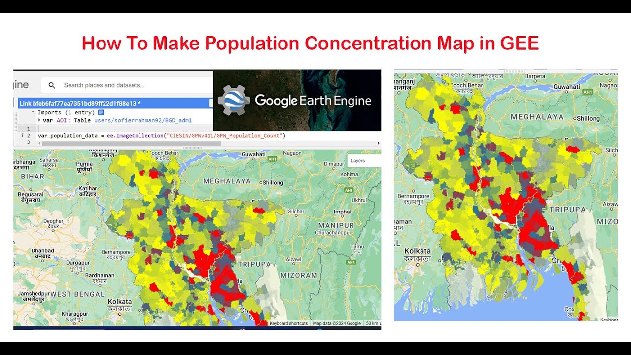 How TO Make Population Concentration/Count map in Google Earth Engine ...