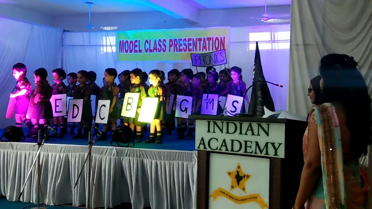 Model class presentation programme by indian academy - YouTube