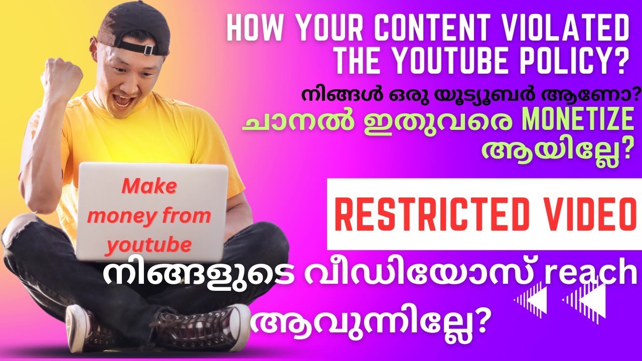 What are the types of content that violate YouTube policy?|restricted ...