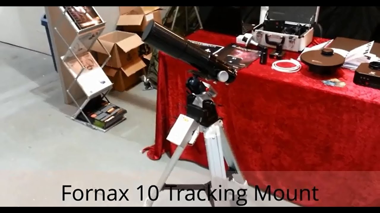 Fornax 10 tracking mount with INED 70 ED APO telescope, IAS 2013 - YouTube