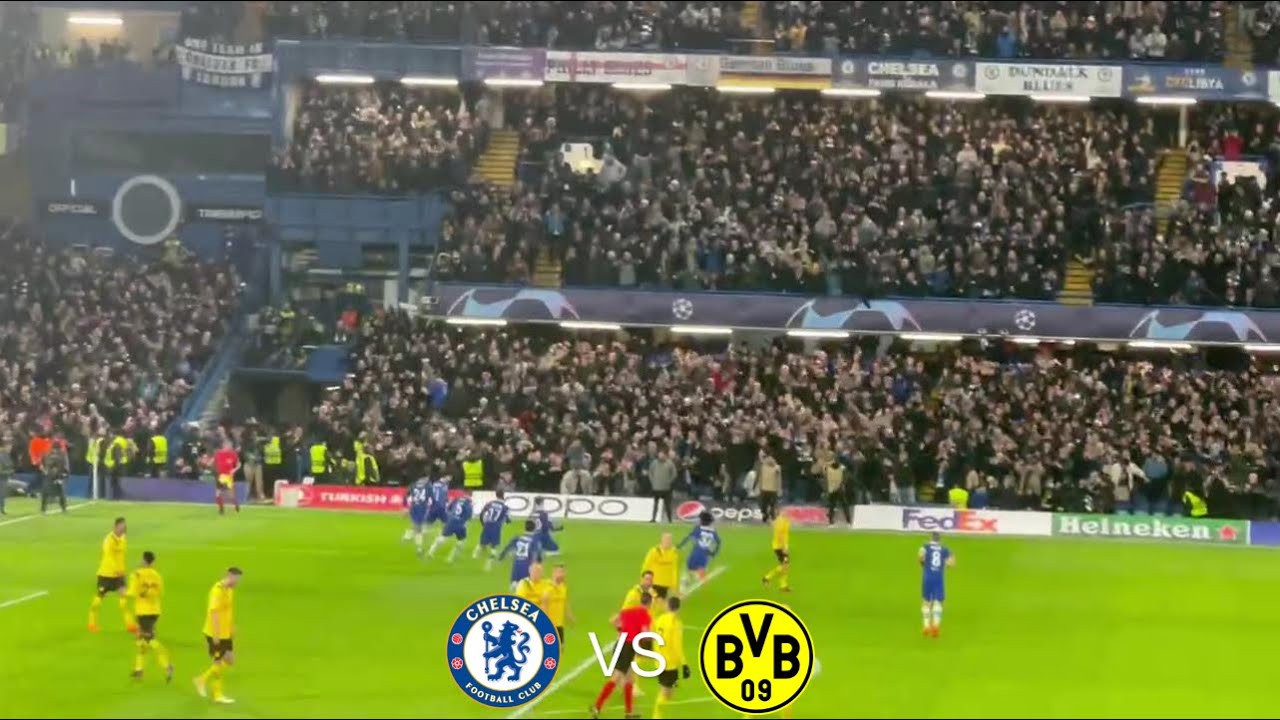 Chelsea vs Borussia Dortmund 2-0 (AGG 2-1) UEFA Champions League Vlog ...