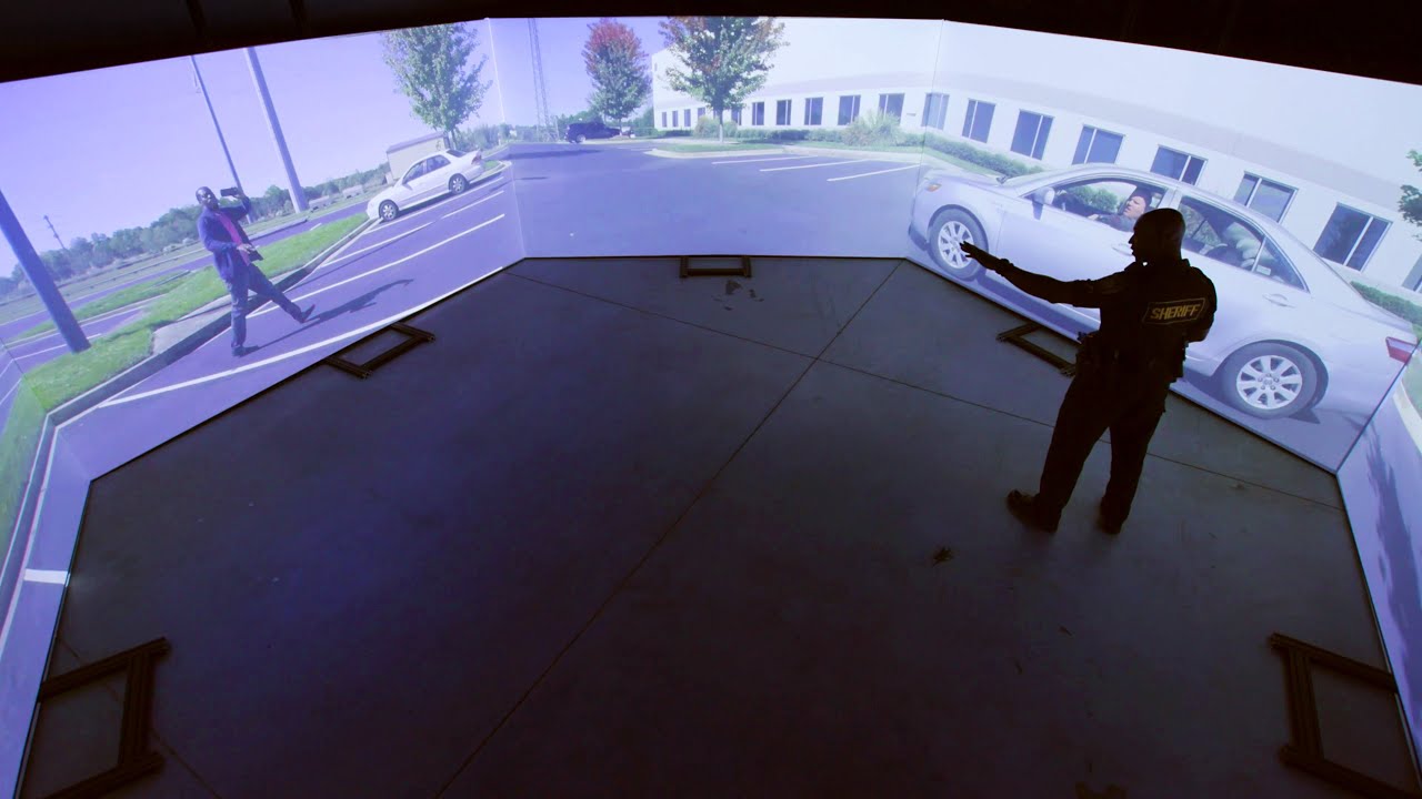 New Immersive Police Training Simulator - YouTube