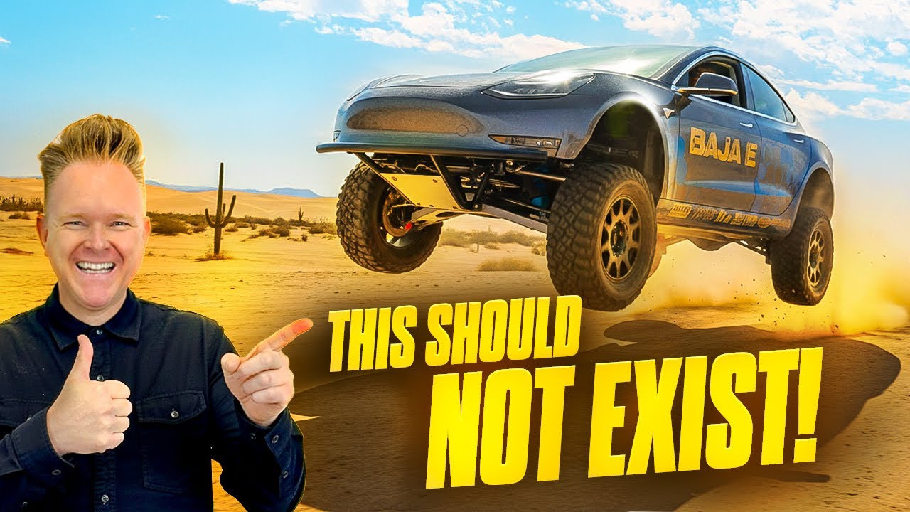The World’s First Tesla Monster Truck. Baja Ready Model 3 - YouTube