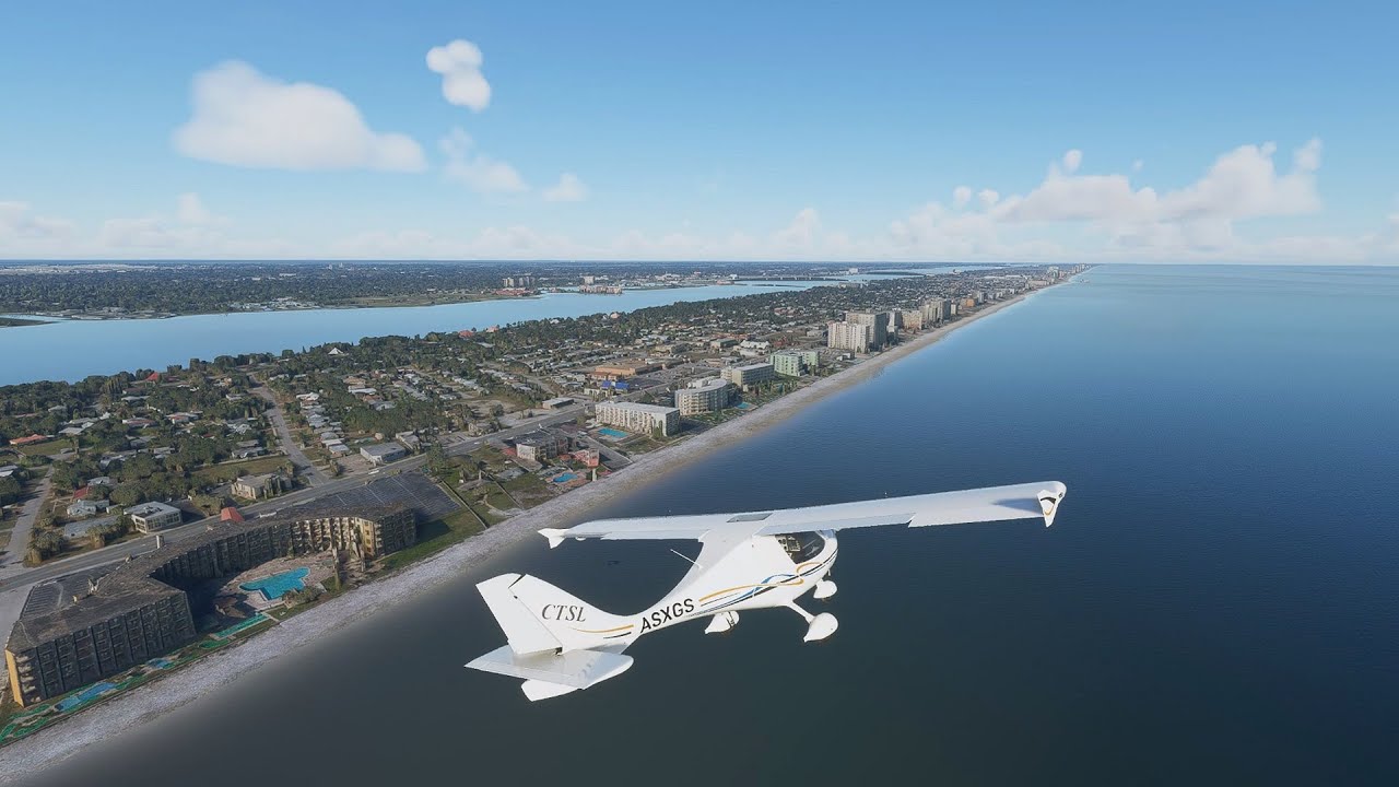 Daytona Beach, Florida, USA Microsoft Flight Simulator 2020 - YouTube
