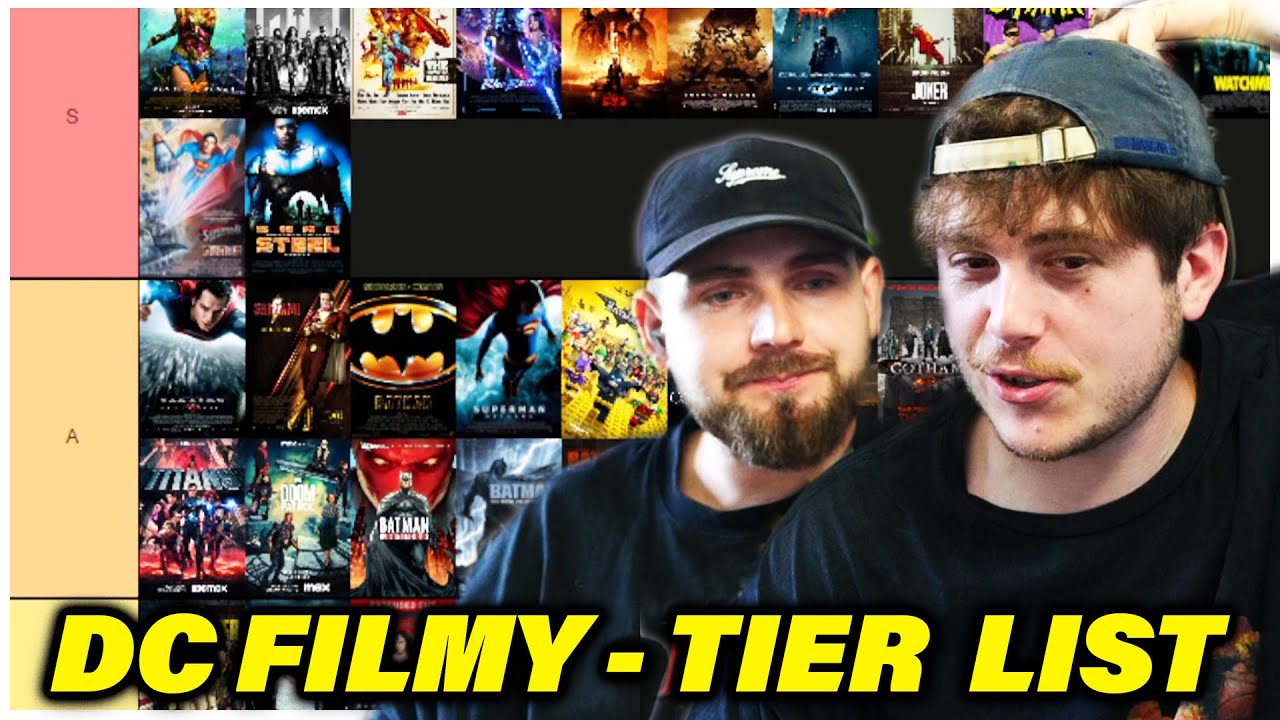 TIER LIST DC FILMŮ S @Vidrail - YouTube