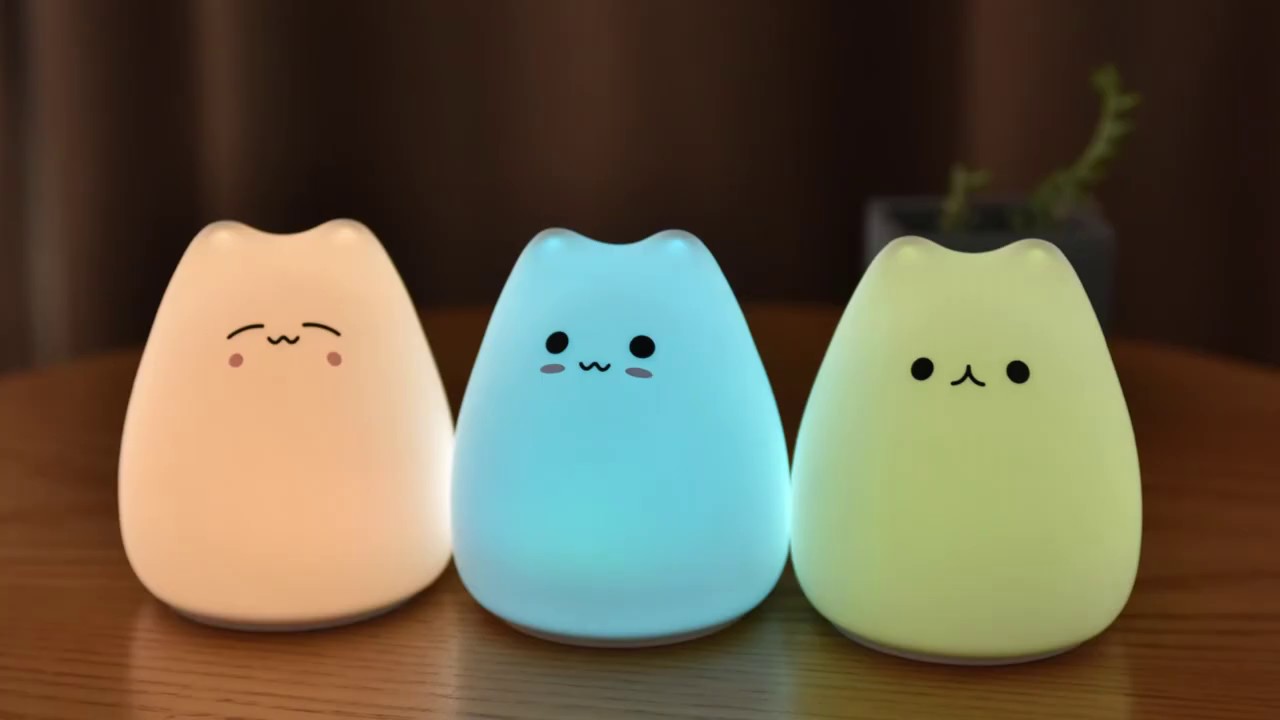 Small CAT Lamp Led - YouTube