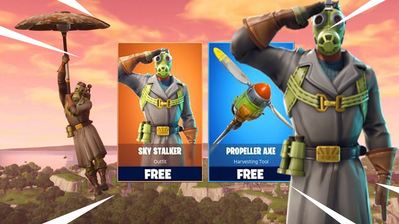 New *SKY STALKER SKIN* Fortnite ITEM SHOP RESET! (June 22ND) NEW ITEMS ...