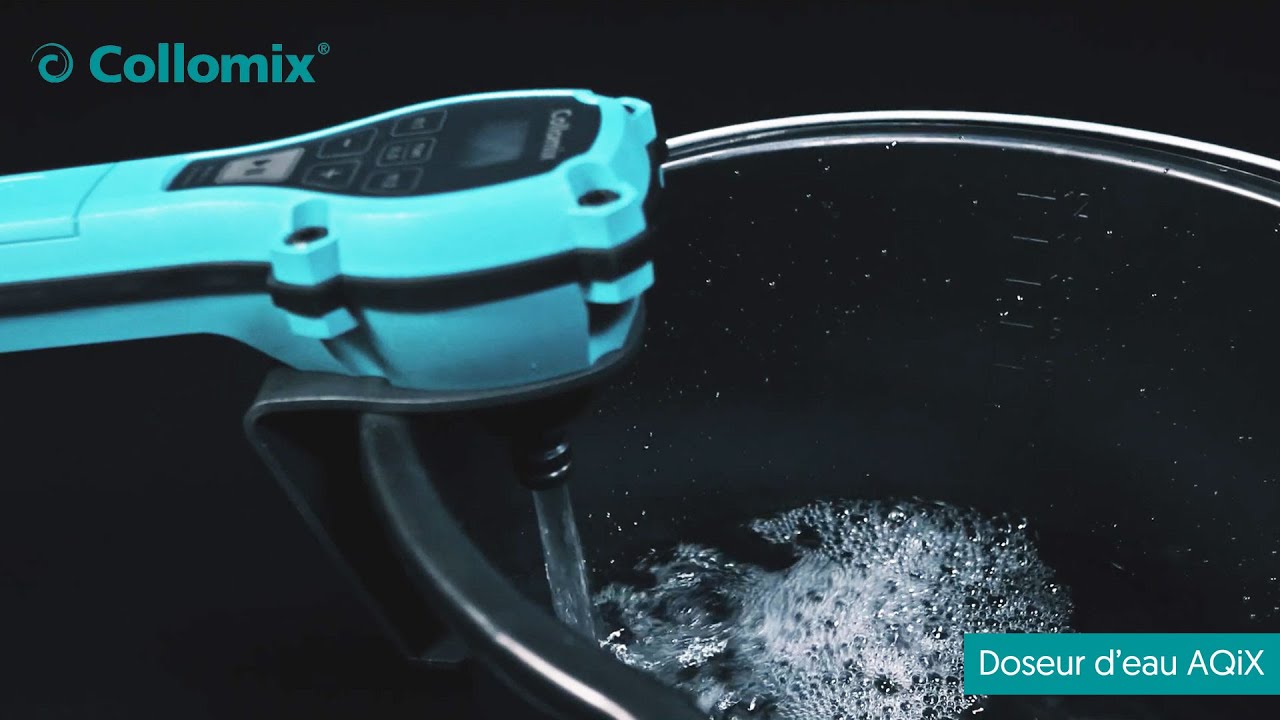 AQiX : doseur d'eau électronique Collomix - YouTube