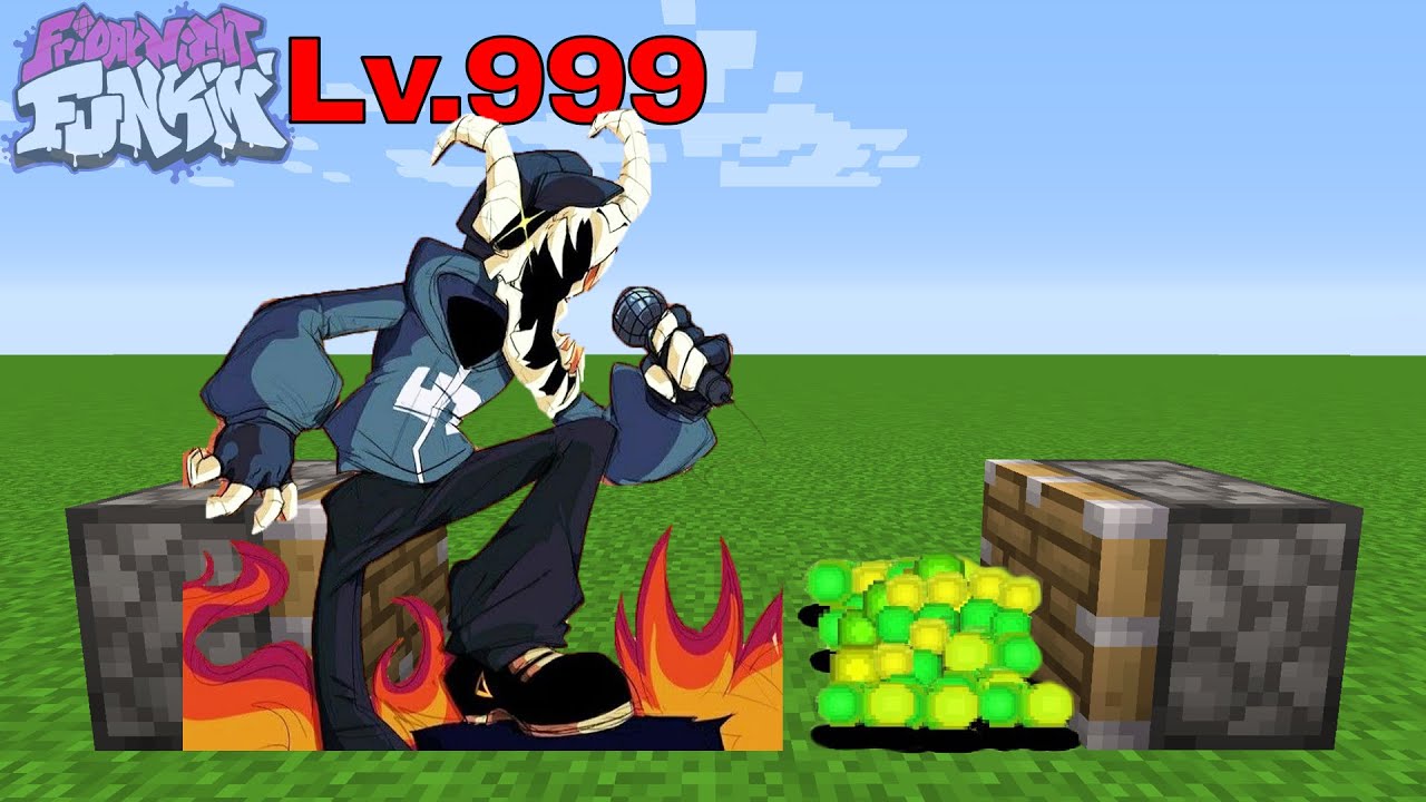 TABI + 1000 XP | FNF Friday Night Funkin' Characters in Minecraft - YouTube