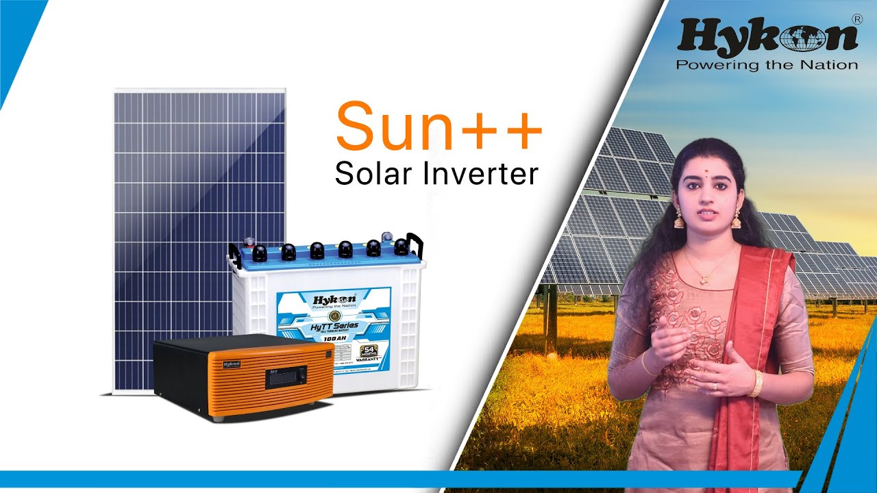 Hykon Sun++ Solar Inverter Explanatory Video - YouTube