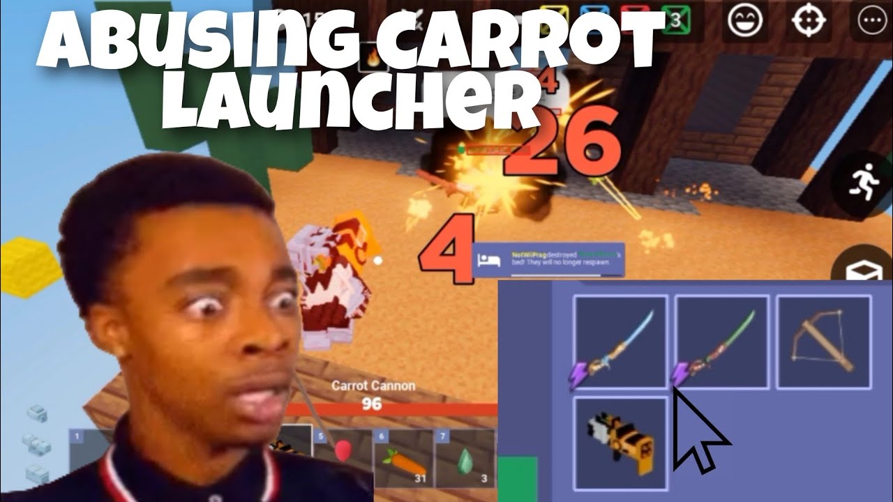 carrot launcher on shop is a mistake - YouTube